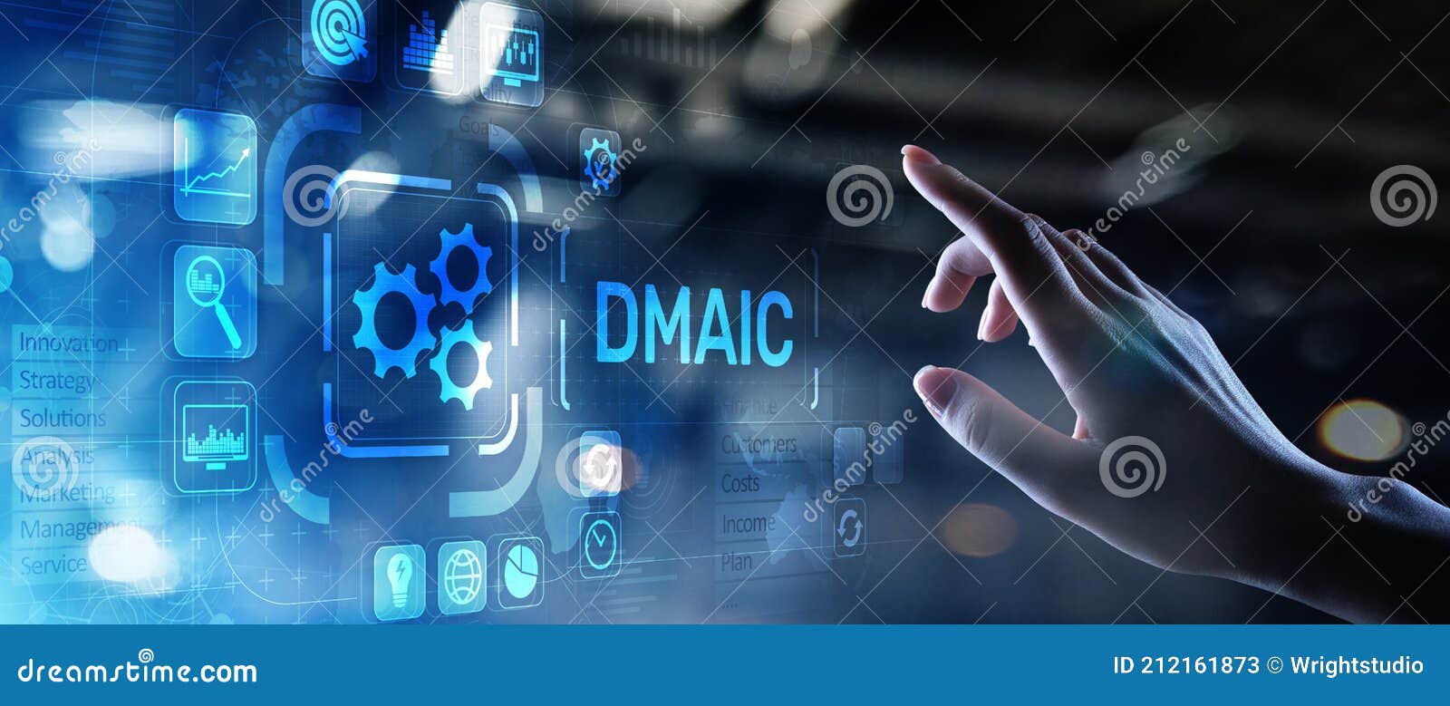 DMAIC Define Measure Analyze Improve Control Industrial Business ...