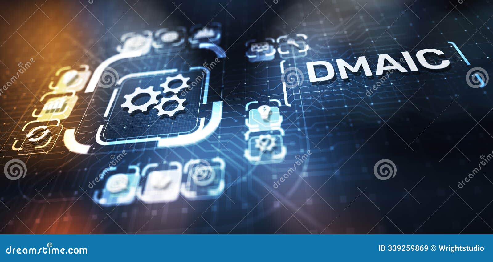 DMAIC Define Measure Analyze Improve Control Industrial Business ...