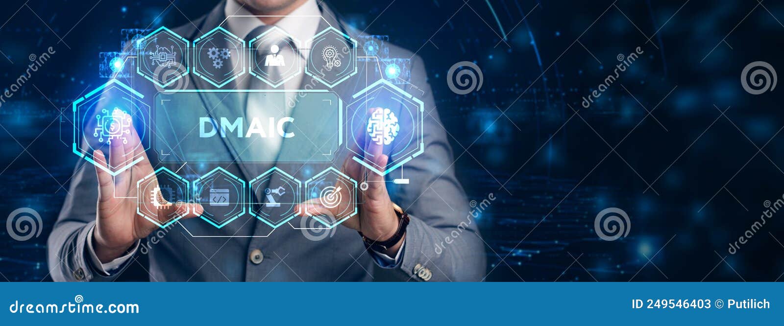 DMAIC, Six Sigma. Define, Measure, Analyse, Improve, Control Stock ...