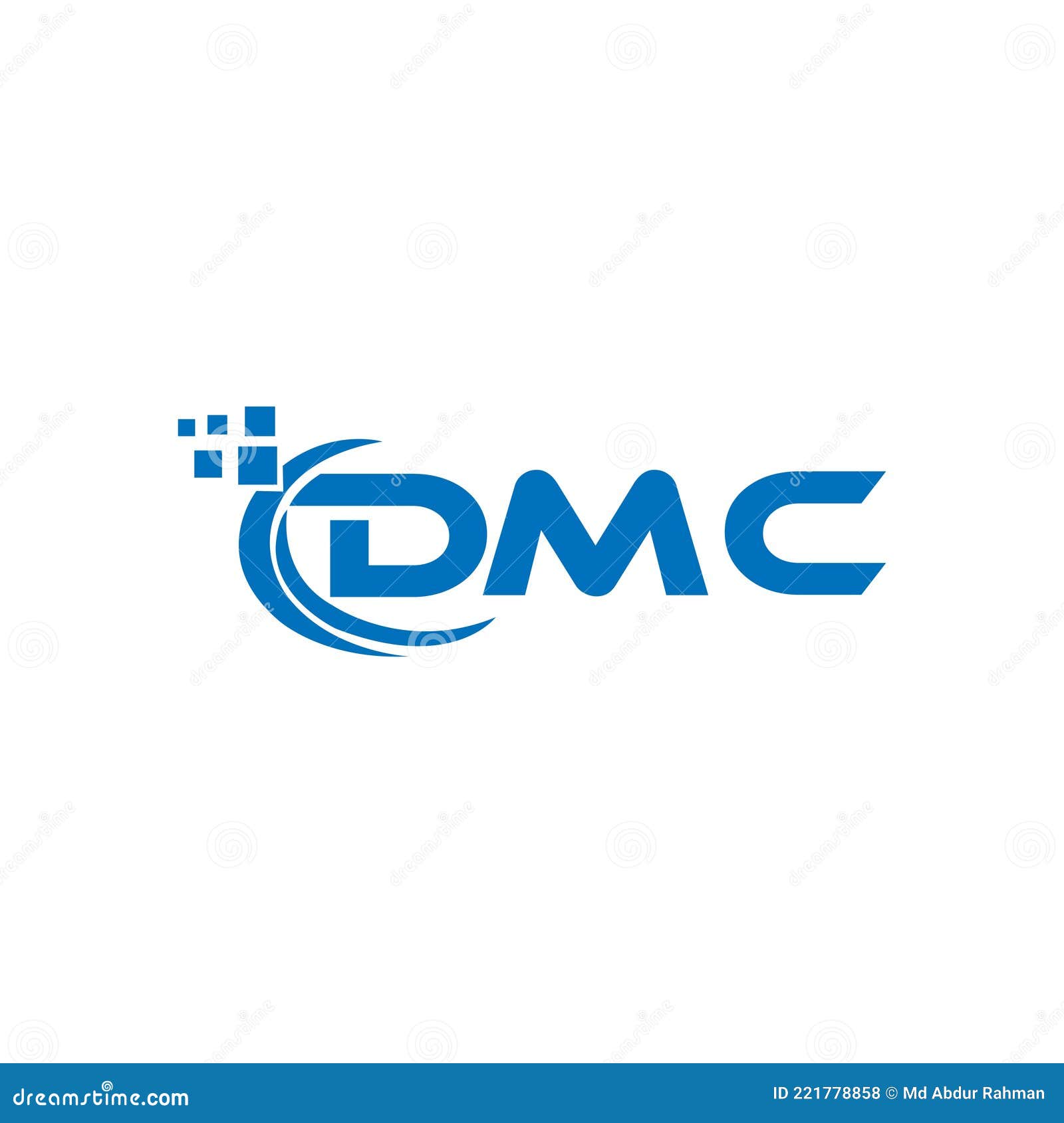 DMC Letter Logo Design on White Background. DMC Creative Initials ...