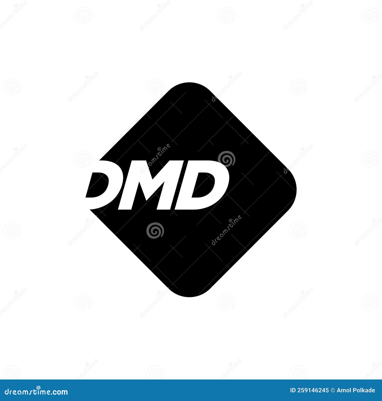 DMD Brand Mongram. DMD Letters Icon Cartoon Vector | CartoonDealer.com ...