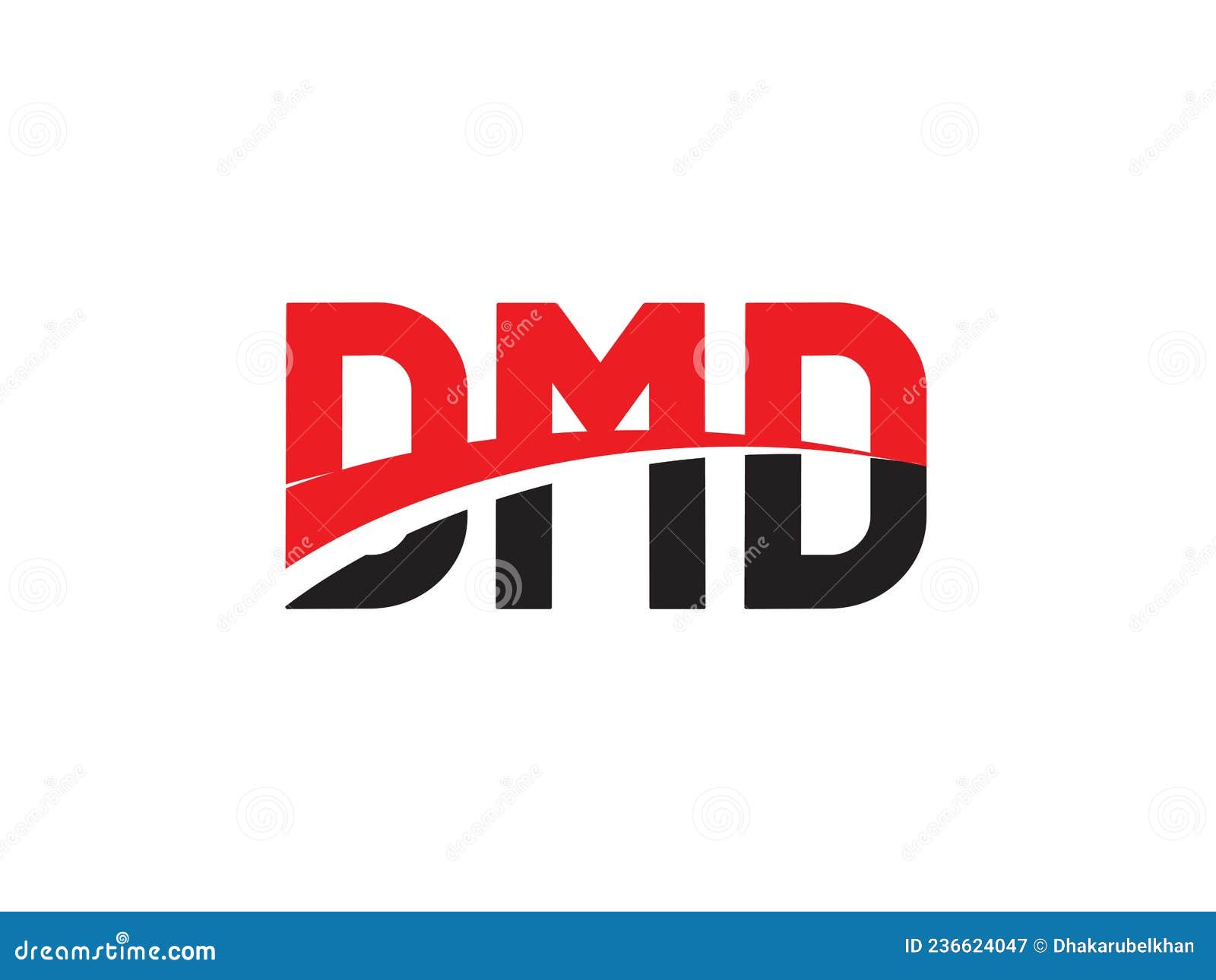 DMD Letter Initial Logo Design Vector Illustration Stock Vector ...