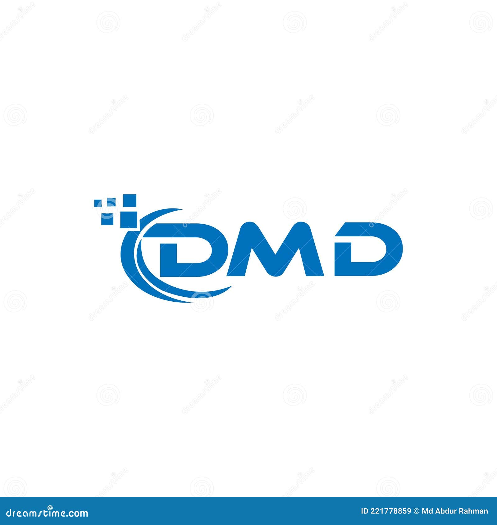 DMD Letter Logo Design on White Background. DMD Creative Initials ...