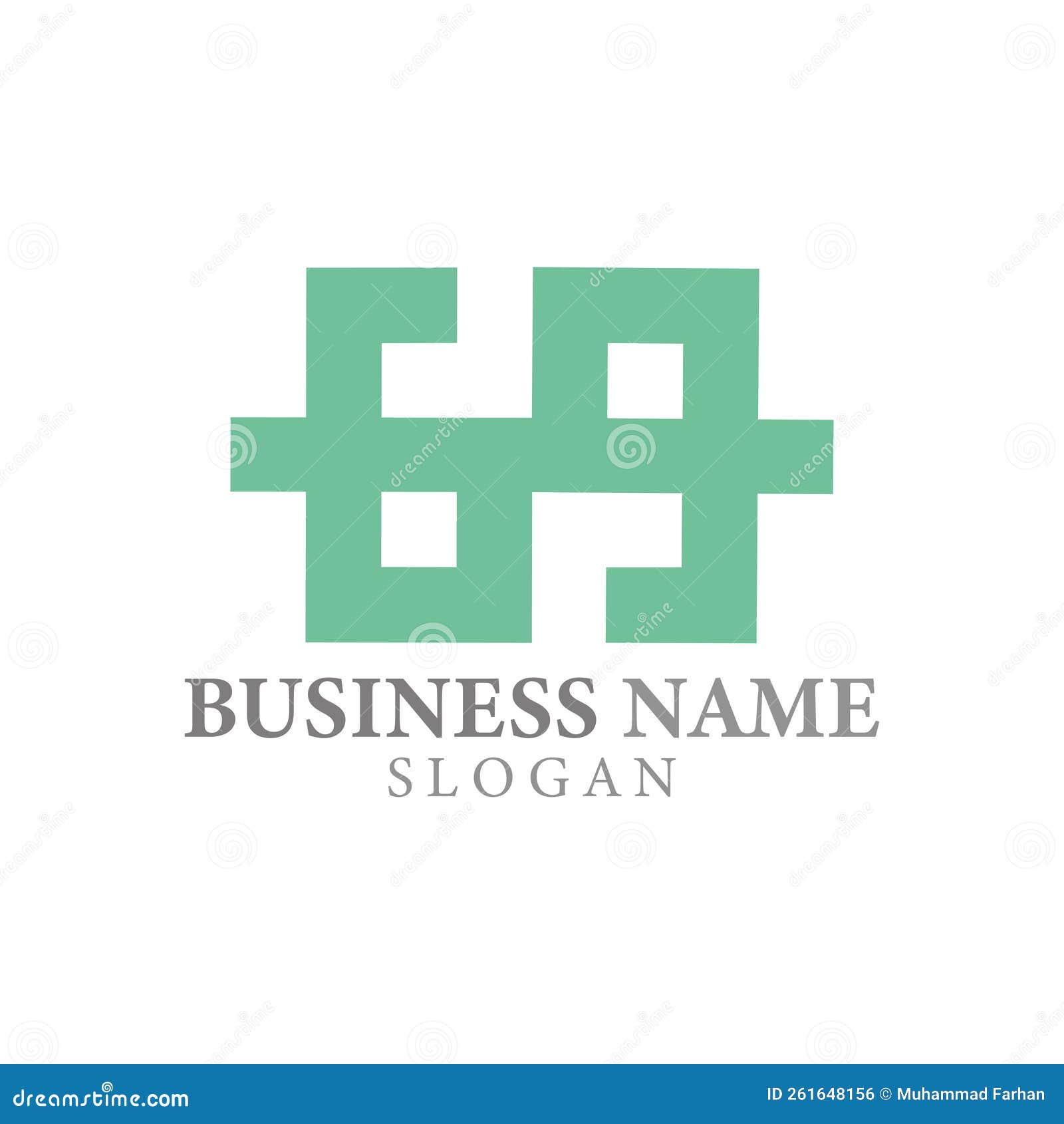 69 Logo Design, Monogram Logo, with Line Art Design Stock Vector ...