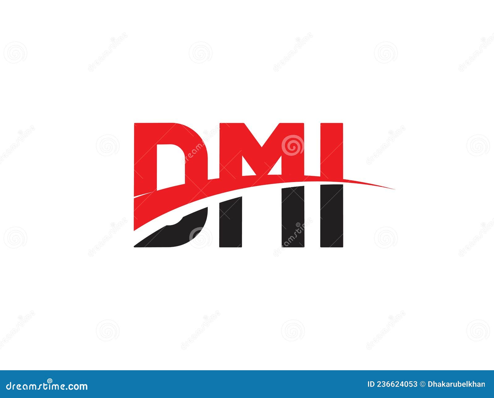 DMI Letter Initial Logo Design Vector Illustration Stock Vector ...