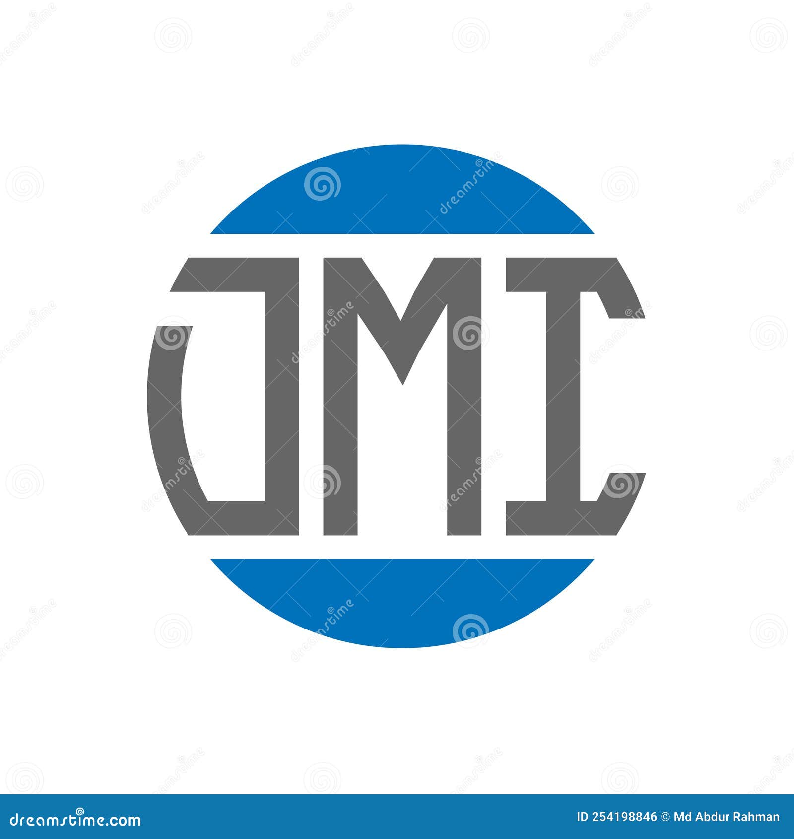 DMI Letter Logo Design on White Background. DMI Creative Initials ...