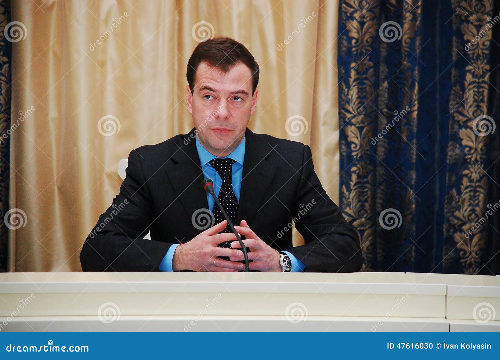 Dmitry Medvedev immagine editoriale. Immagine di presidente - 47616030