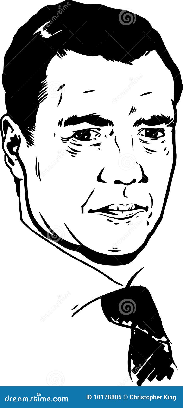 Dmitry Medvedev Portrait - Black and White Version Editorial Image ...