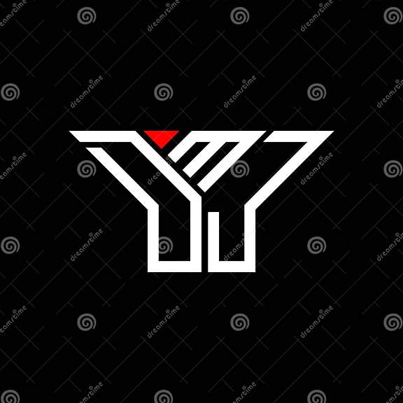 DMJ Letter Logo Creative Design with Vector Graphic, DMJ Stock Vector ...