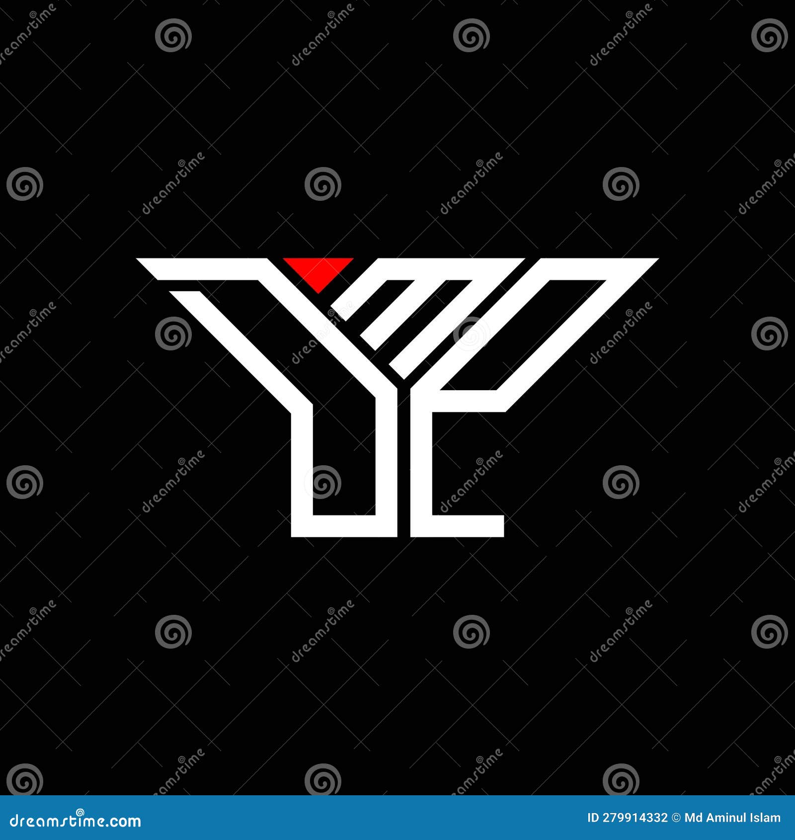 DMP Letter Logo Creative Design with Vector Graphic, DMP Stock Vector ...