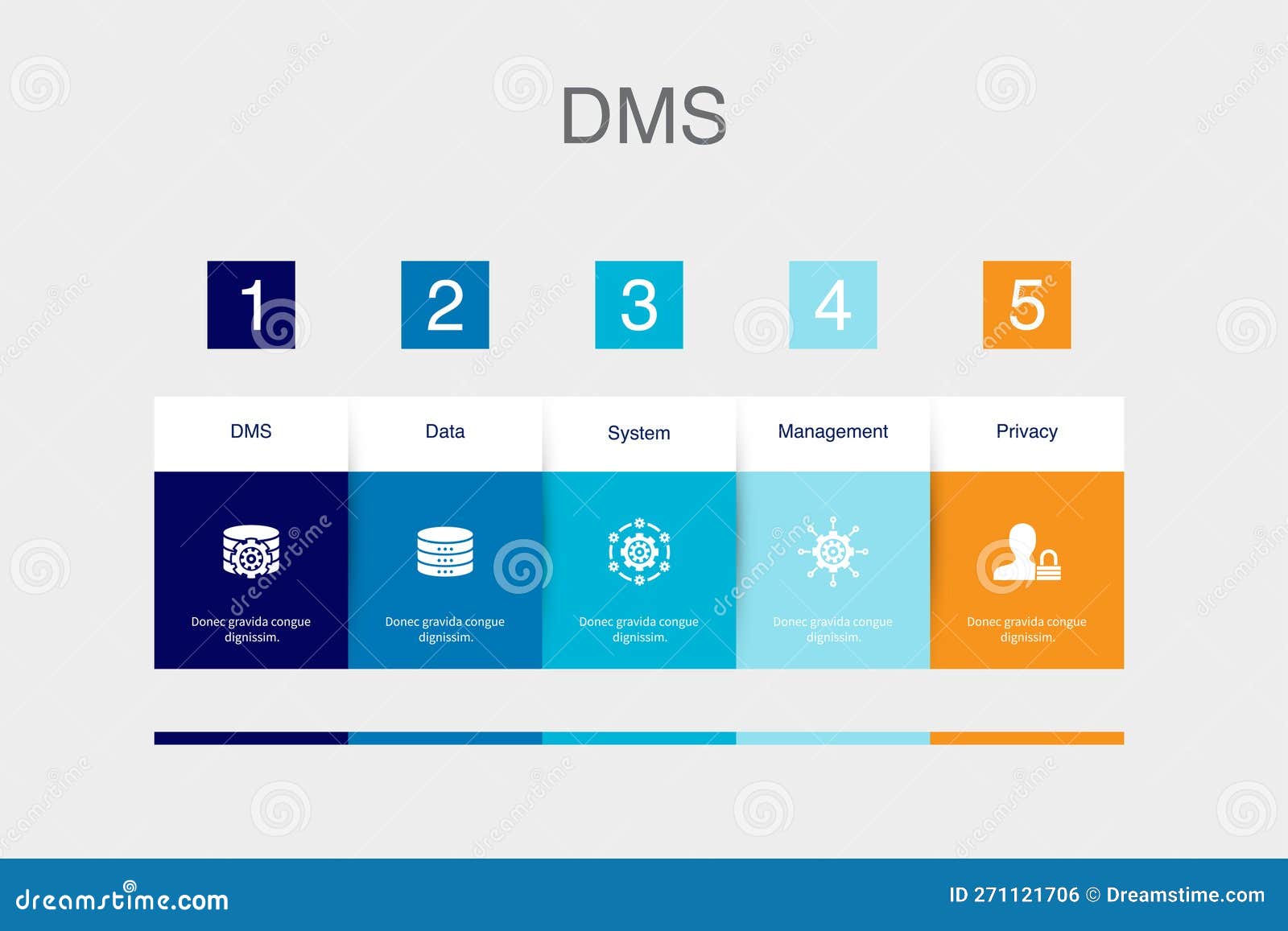 DMS, Data, System, Management, Privacy Stock Vector - Illustration of ...