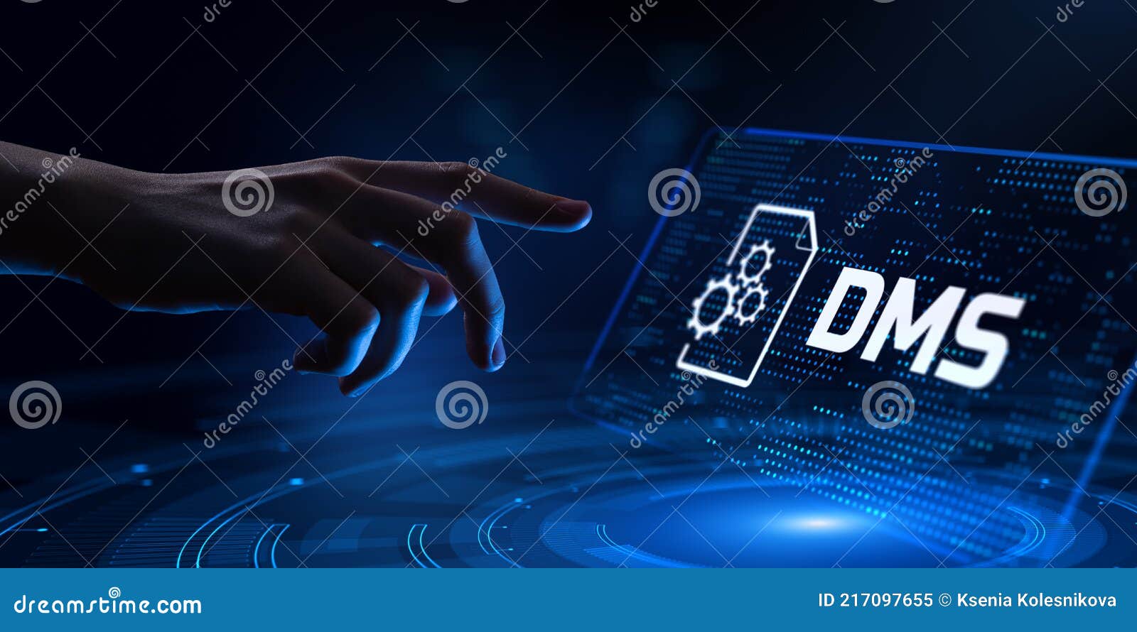 DMS Document Management System Business Automation Technology Concept ...