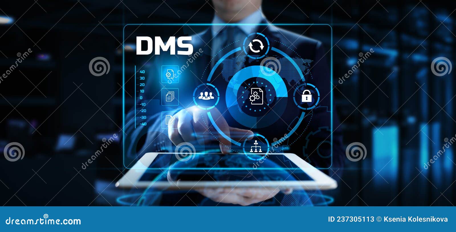 DMS Document Management System Business Technology Concept Stock Image ...