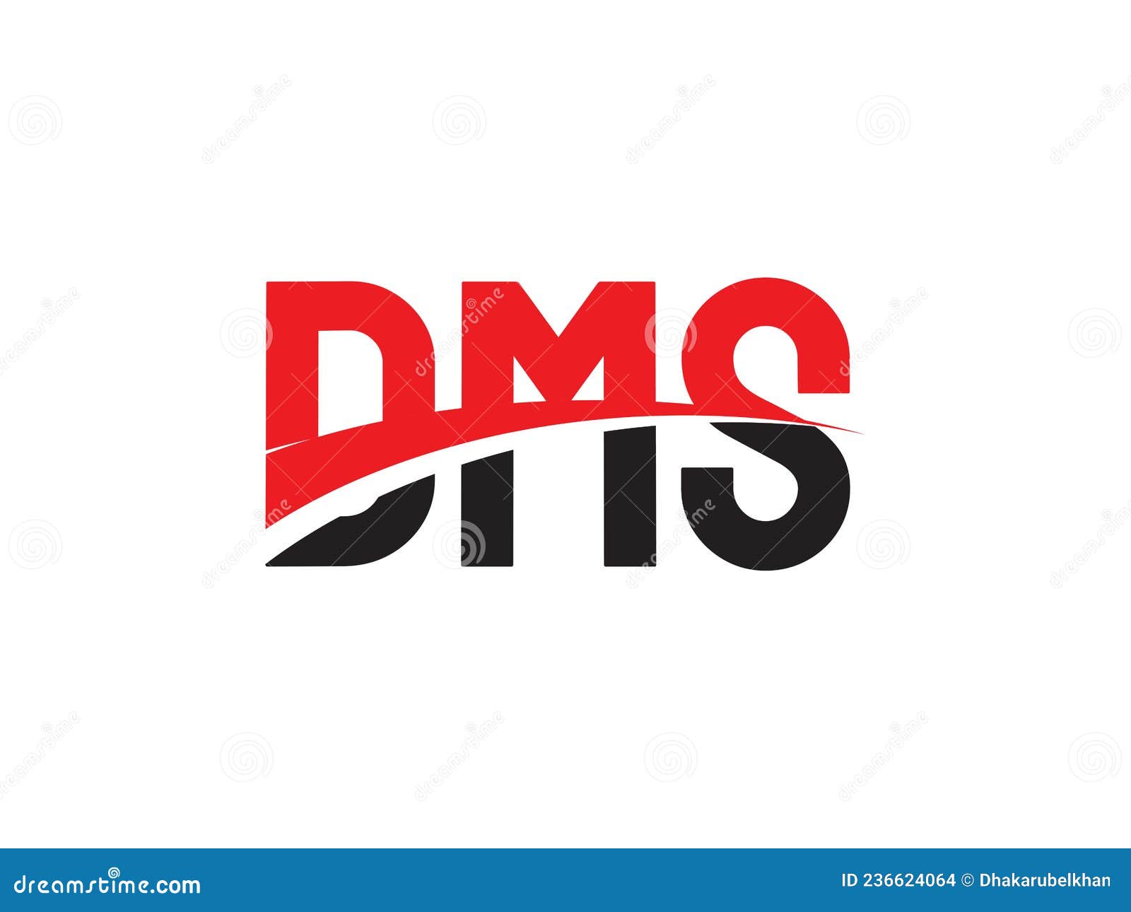 DMS Letter Initial Logo Design Vector Illustration Stock Vector ...