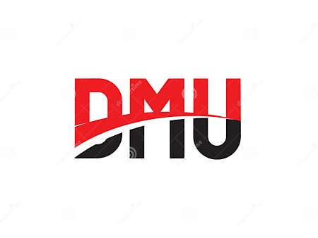 DMU Letter Initial Logo Design Vector Illustration Stock Vector ...