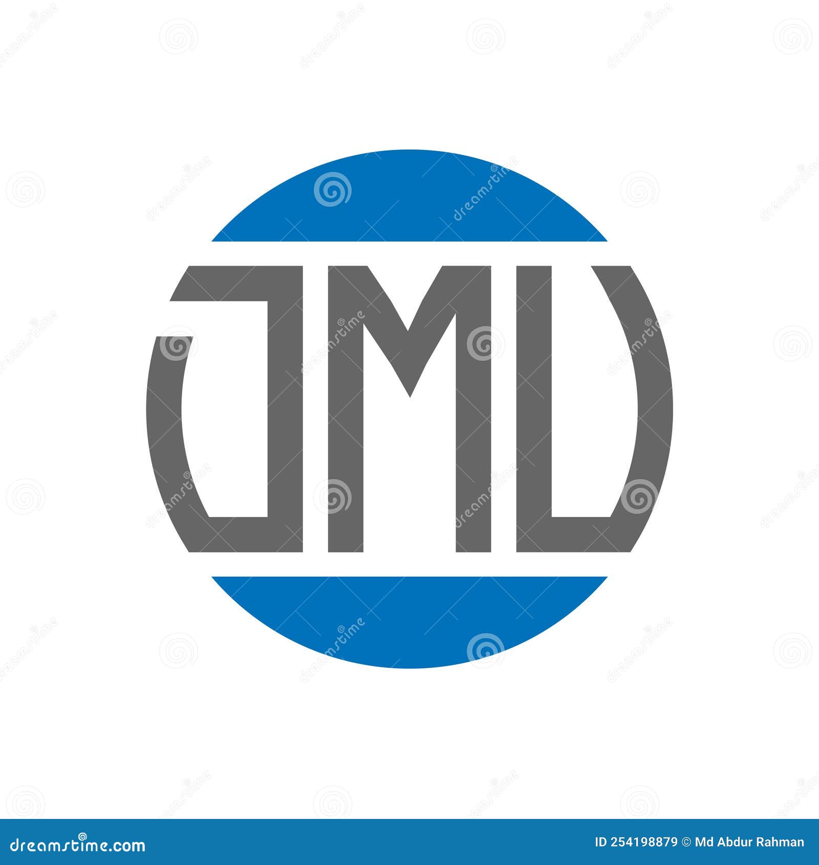 DMU Letter Logo Design on White Background. DMU Creative Initials ...