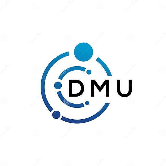 DMU Letter Logo Design on White Background. DMU Creative Initials ...