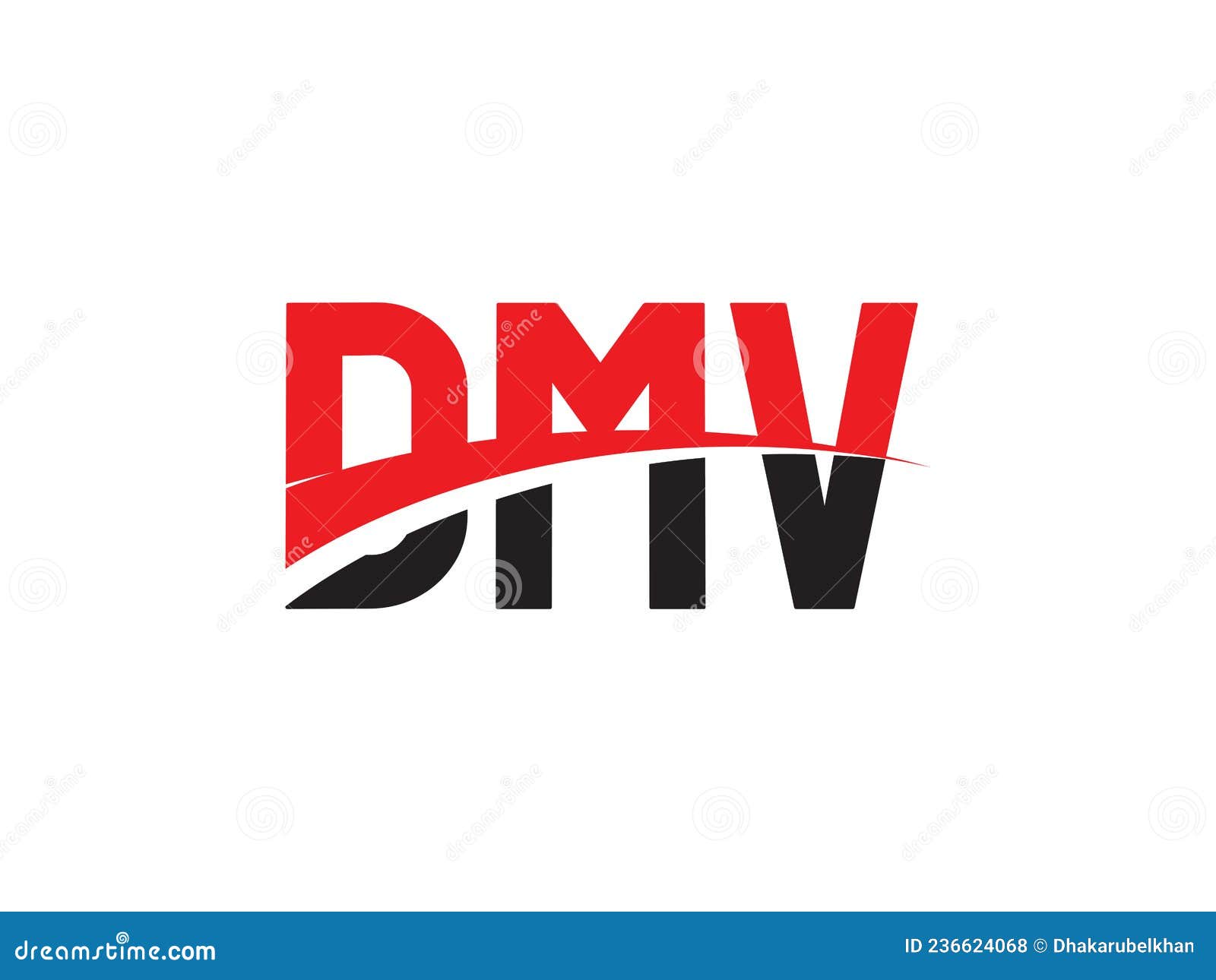 DMV Letter Initial Logo Design Vector Illustration Stock Vector ...