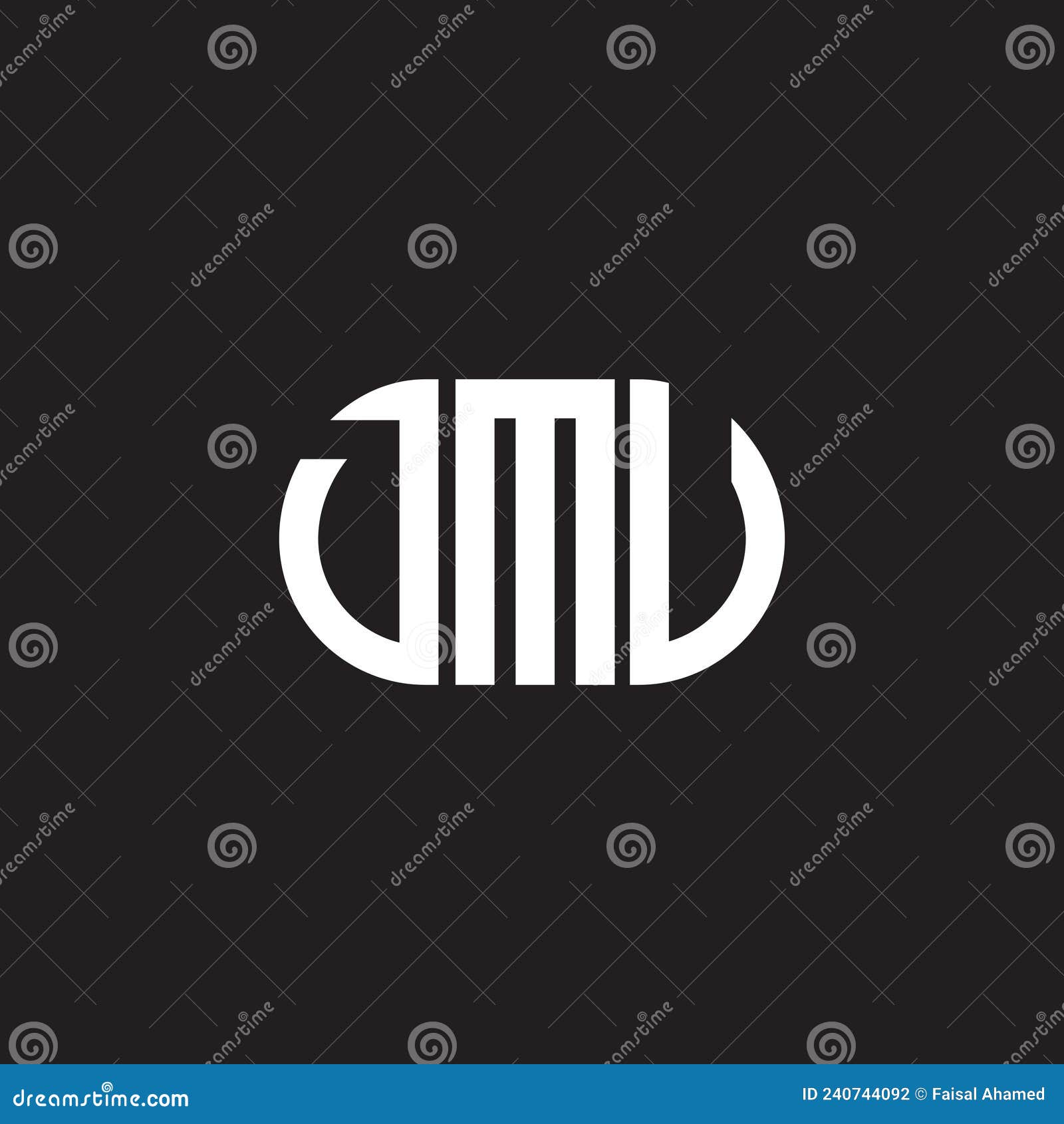 DMV Letter Logo Design on Black Background. DMV Creative Initials ...