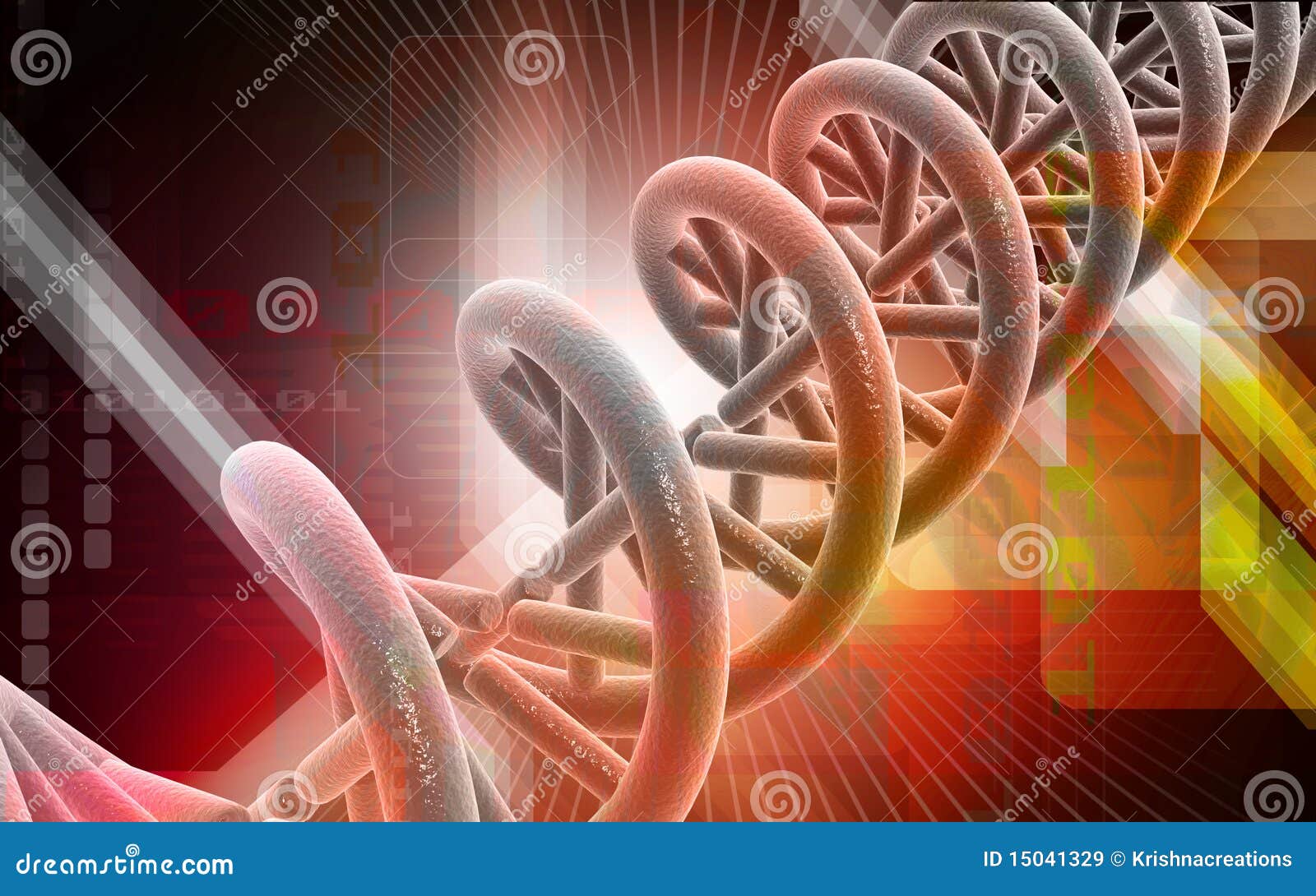 DNA stock illustration. Illustration of texture, genetics - 15041329