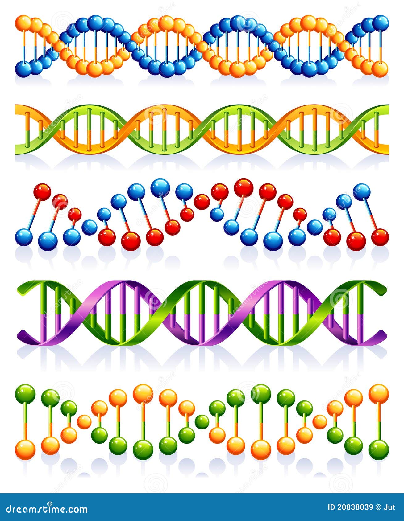 DNA stock vector. Illustration of research, model, medical - 20838039