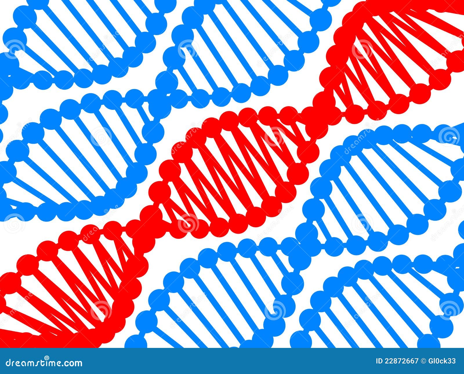 DNA stock illustration. Illustration of science, blue - 22872667