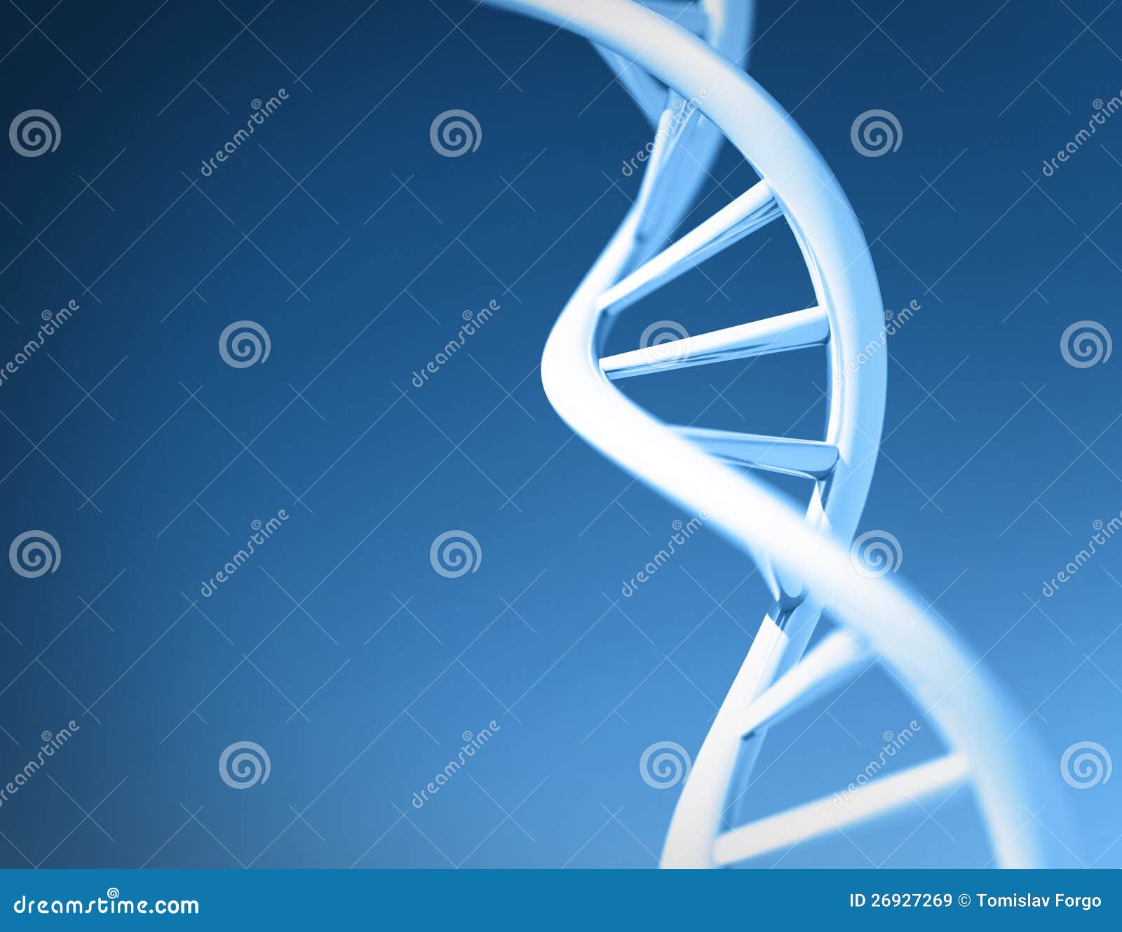DNA stock illustration. Illustration of double, render - 26927269