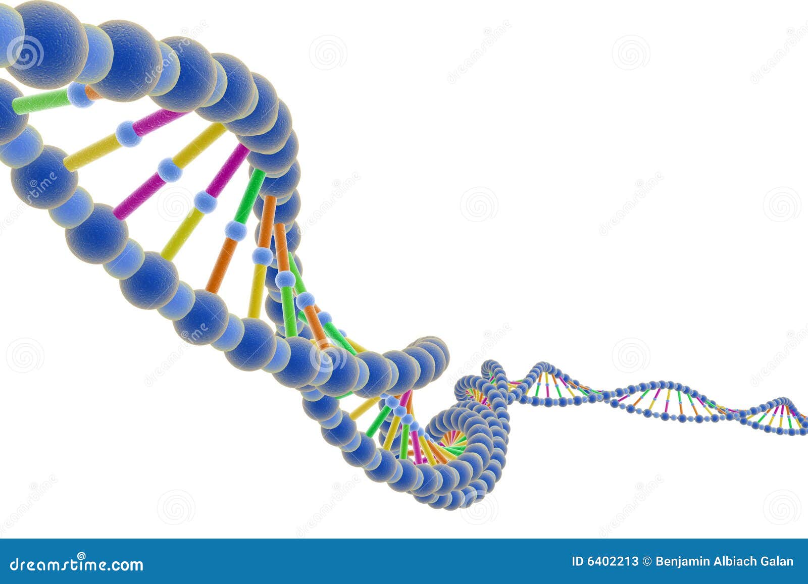 DNA 4 stock illustration. Illustration of cell, helix - 6402213