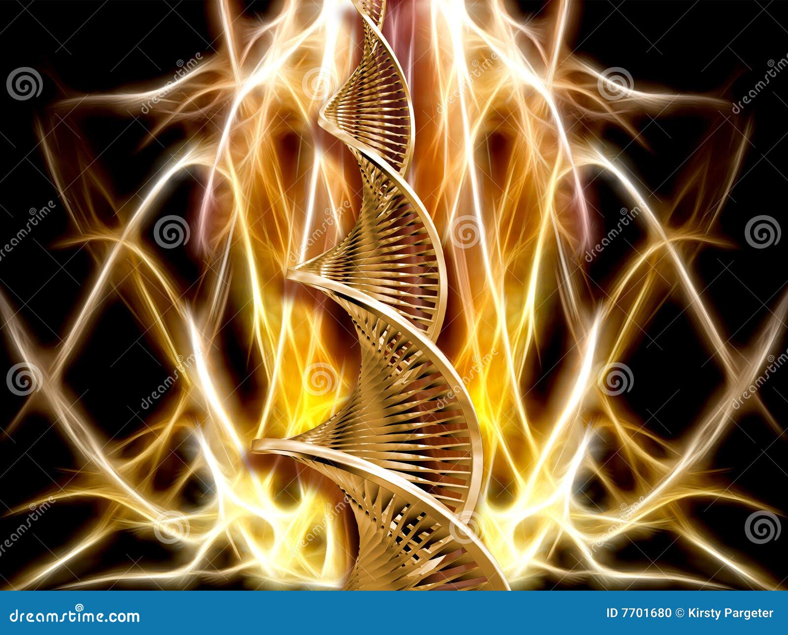DNA abstract stock illustration. Illustration of surreal - 7701680