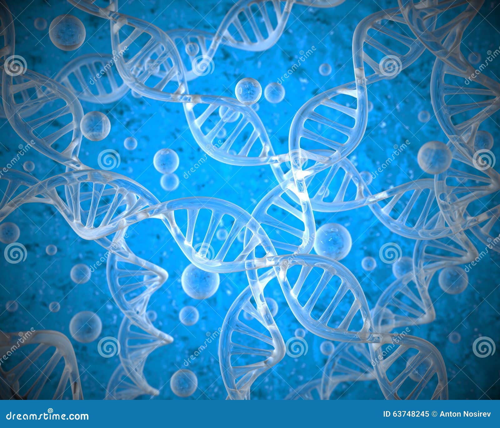 DNA stock illustration. Illustration of stem, medicine - 63748245
