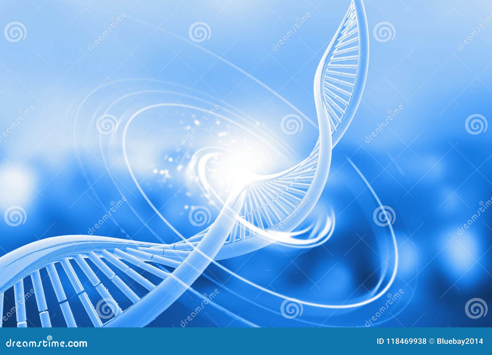 Dna on abstract background stock illustration. Illustration of ...