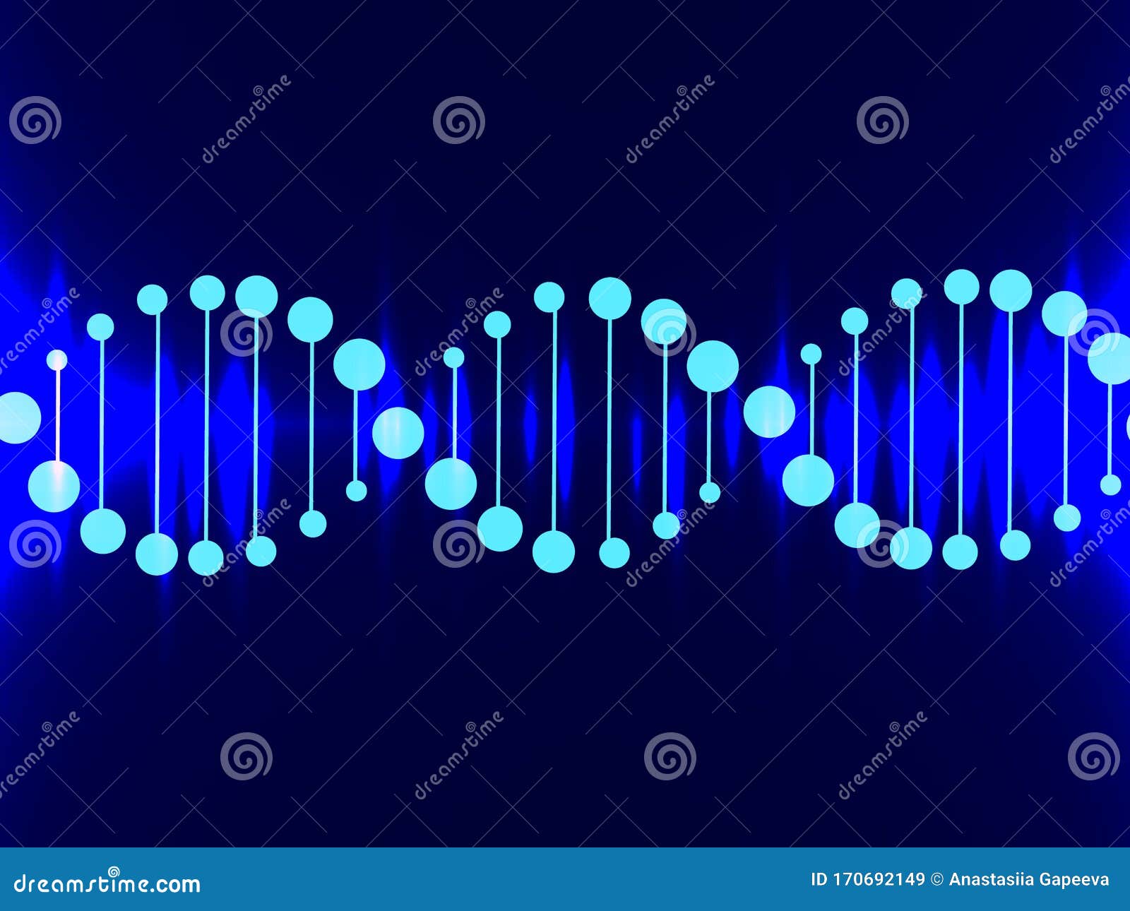 DNA Abstract Background. Vector Stock Illustration for Poster Stock ...