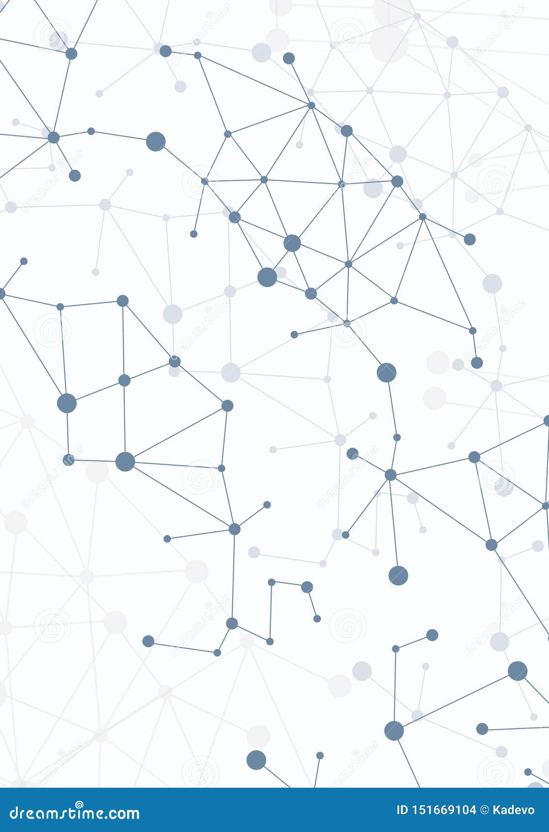 DNA Abstract Geometric Background, Layout in A4 Set Technology Brochure ...