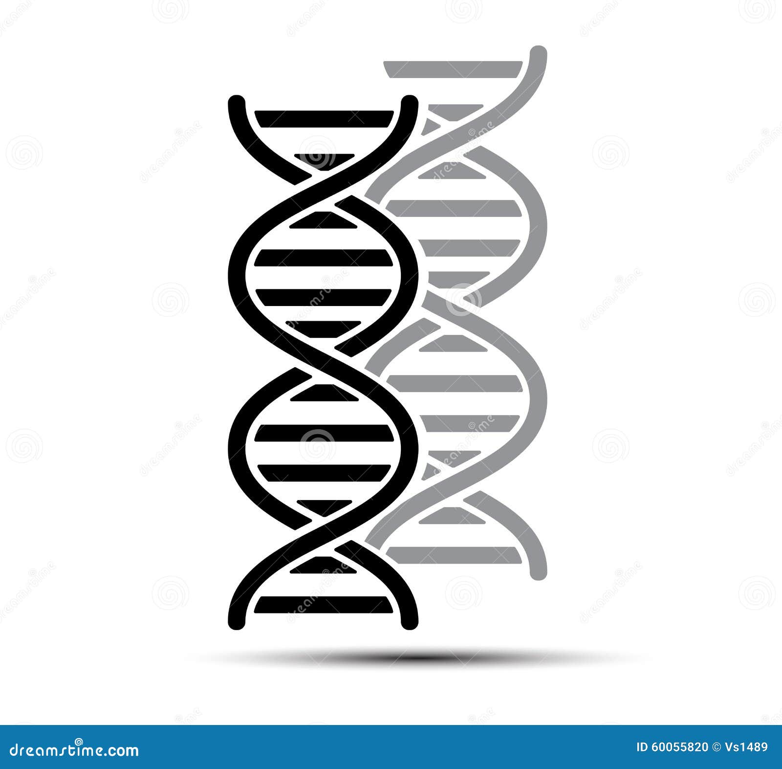 DNA Abstract Icon and Element Collection. Futuristic Technology Stock ...