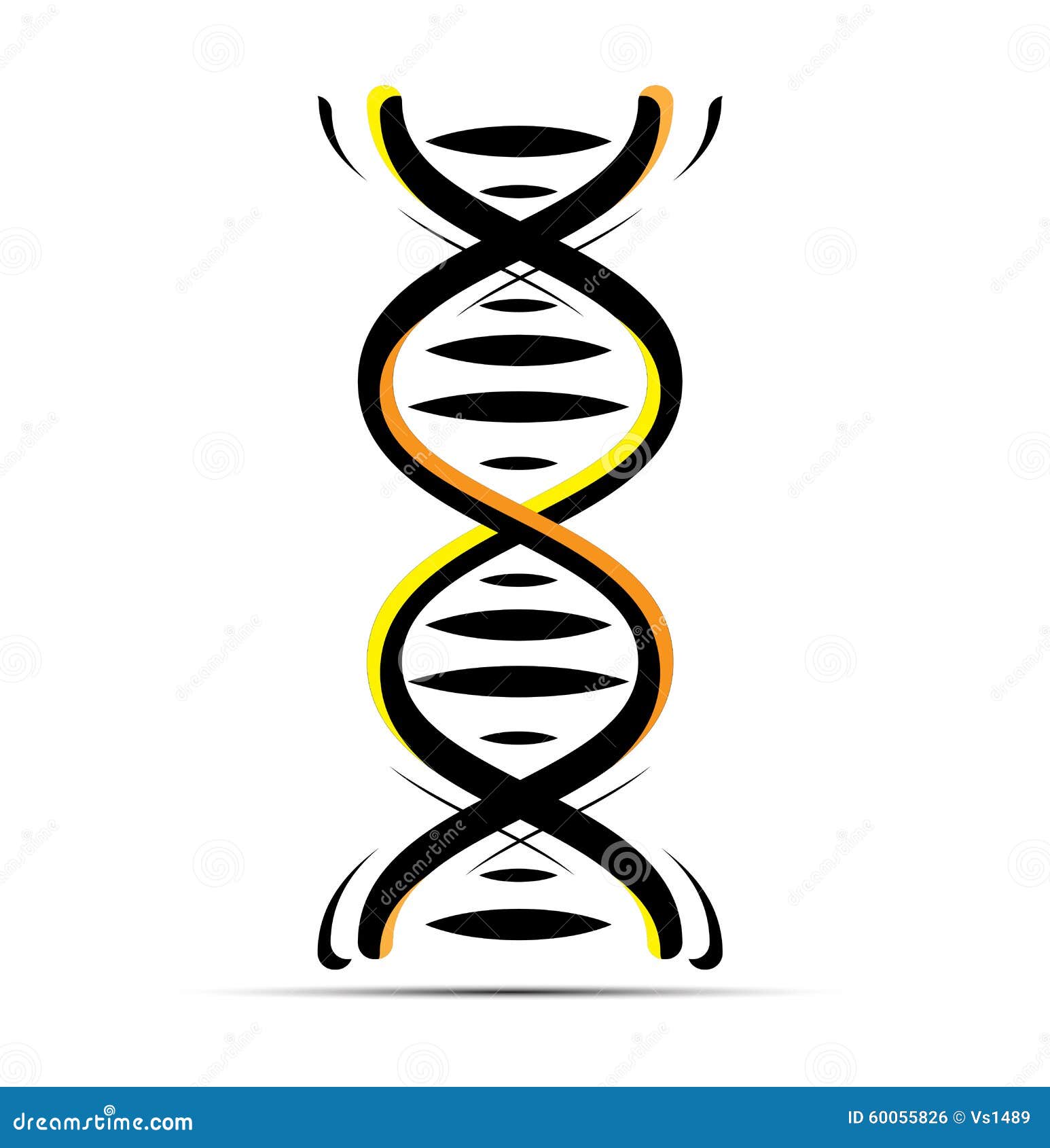 DNA Abstract Icon and Element Collection. Futuristic Technology Stock ...