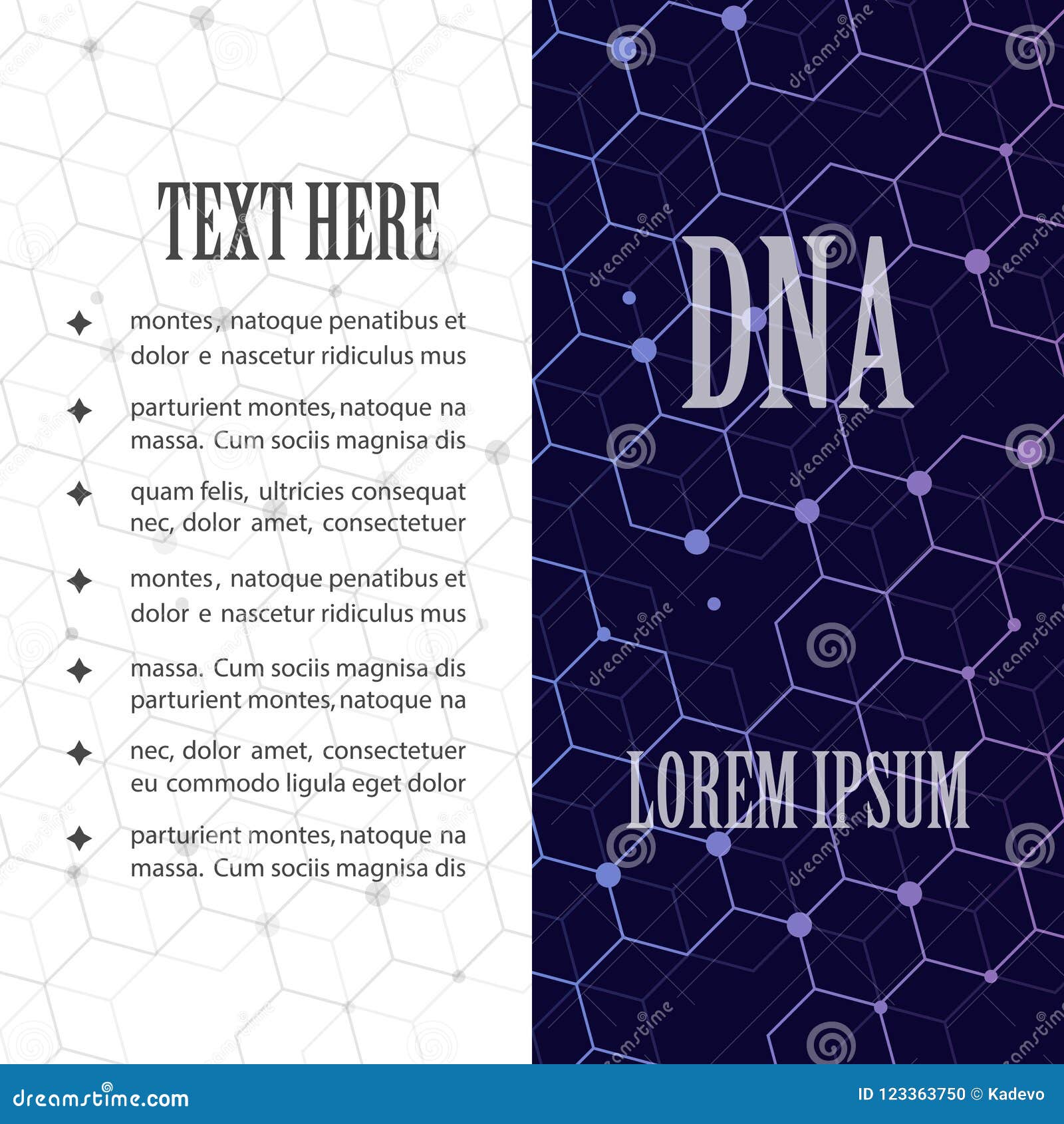DNA Abstract Image of Molecules Containing Genetic Code with Biological ...