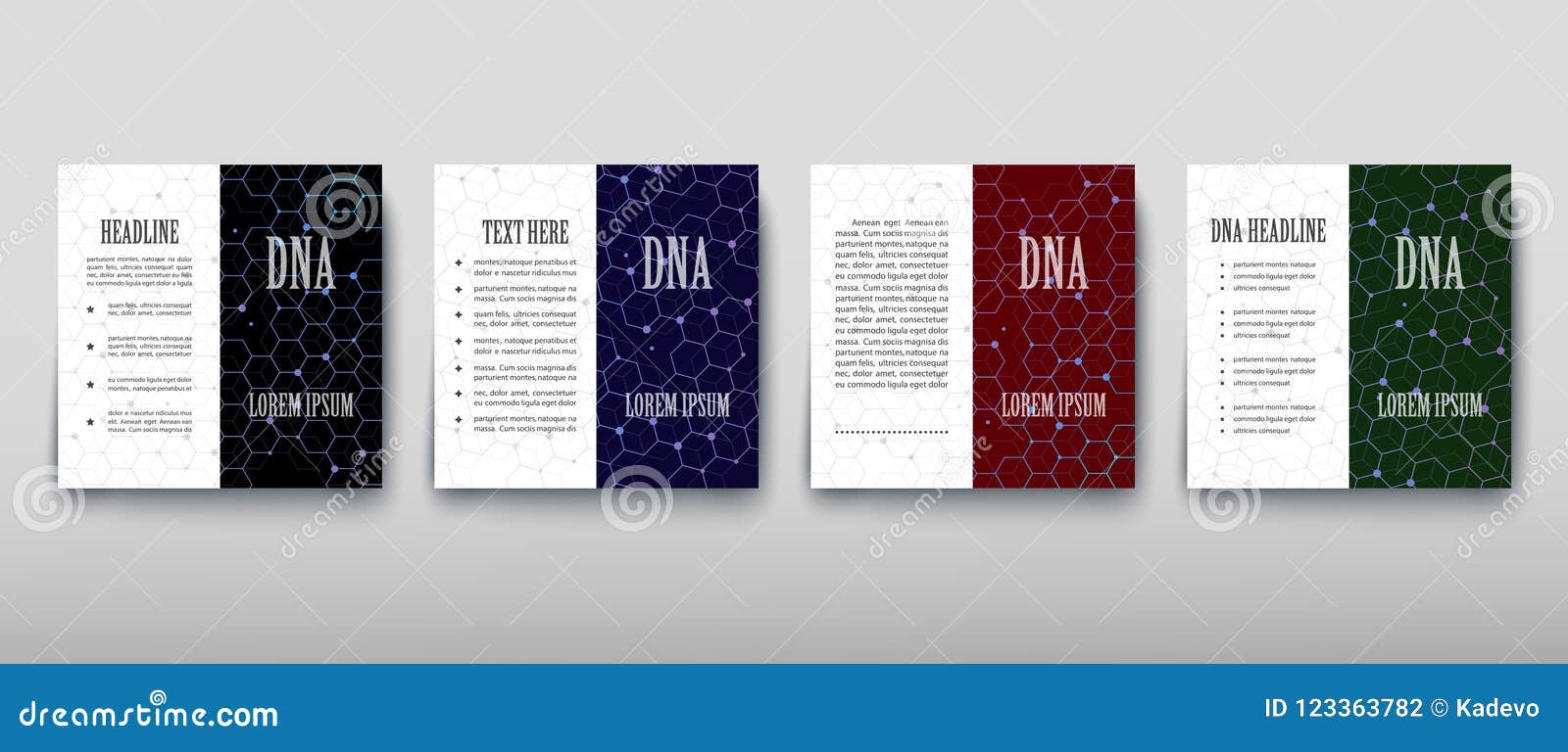 DNA Abstract Image of Molecules Containing Genetic Code with Biological ...