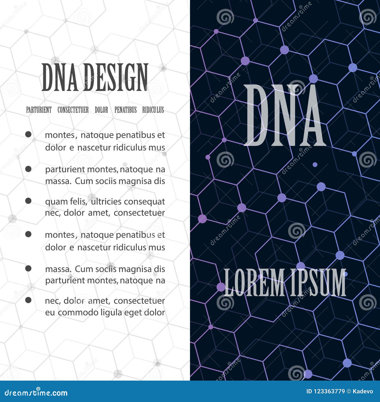 DNA Abstract Image of Molecules Containing Genetic Code with Biological ...