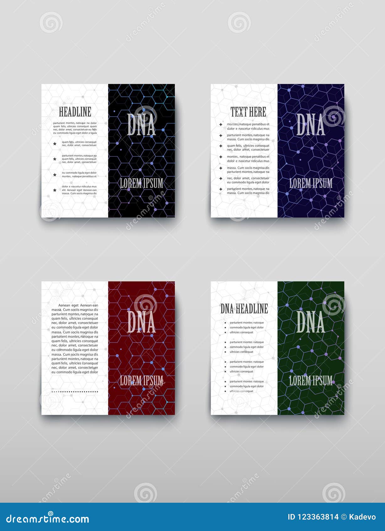 DNA Abstract Image of Molecules Containing Genetic Code with Biological ...