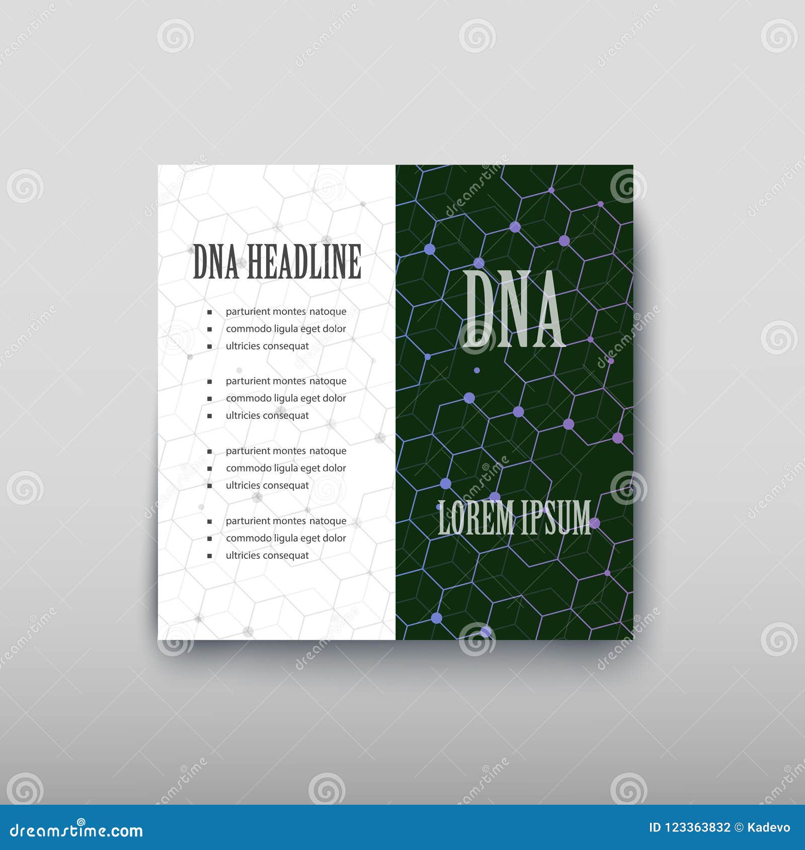 DNA Abstract Image of Molecules Containing Genetic Code with Biological ...