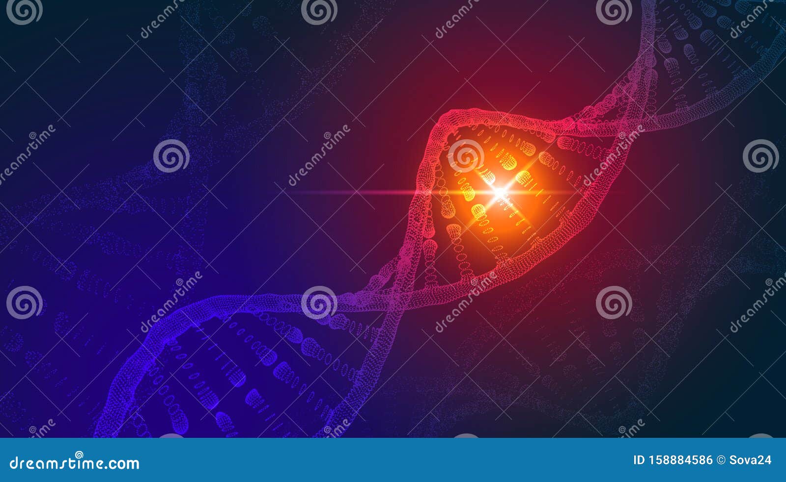 DNA Abstract Science Background Stock Vector - Illustration of bottles ...