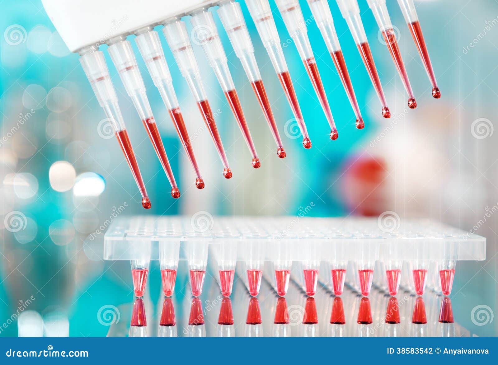 DNA amplification tools stock photo. Image of pipette - 38583542