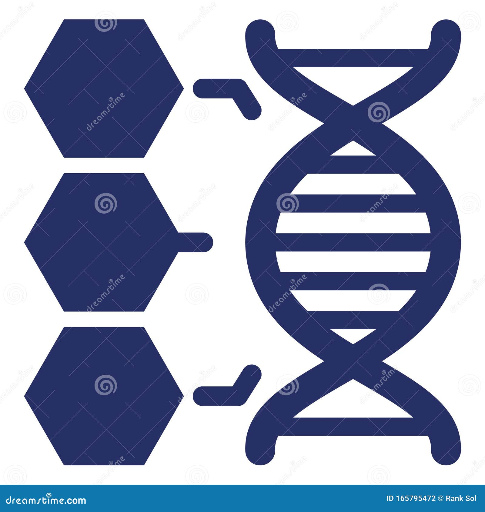 DNA-Analyse Isolated Vector Icon, Das Leicht Modifiziert Oder ...