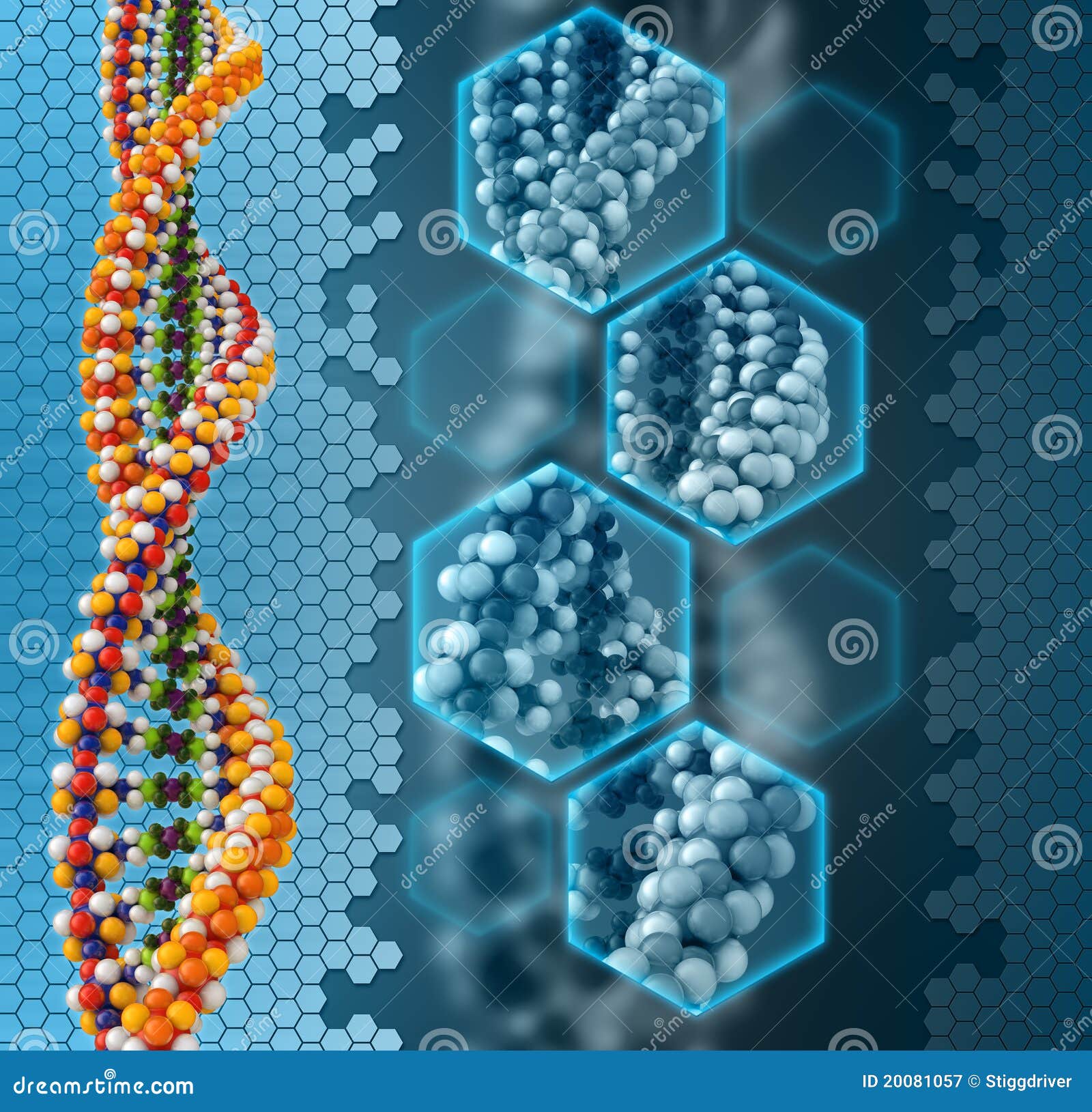 DNA Analysis concept stock illustration. Illustration of pattern - 20081057
