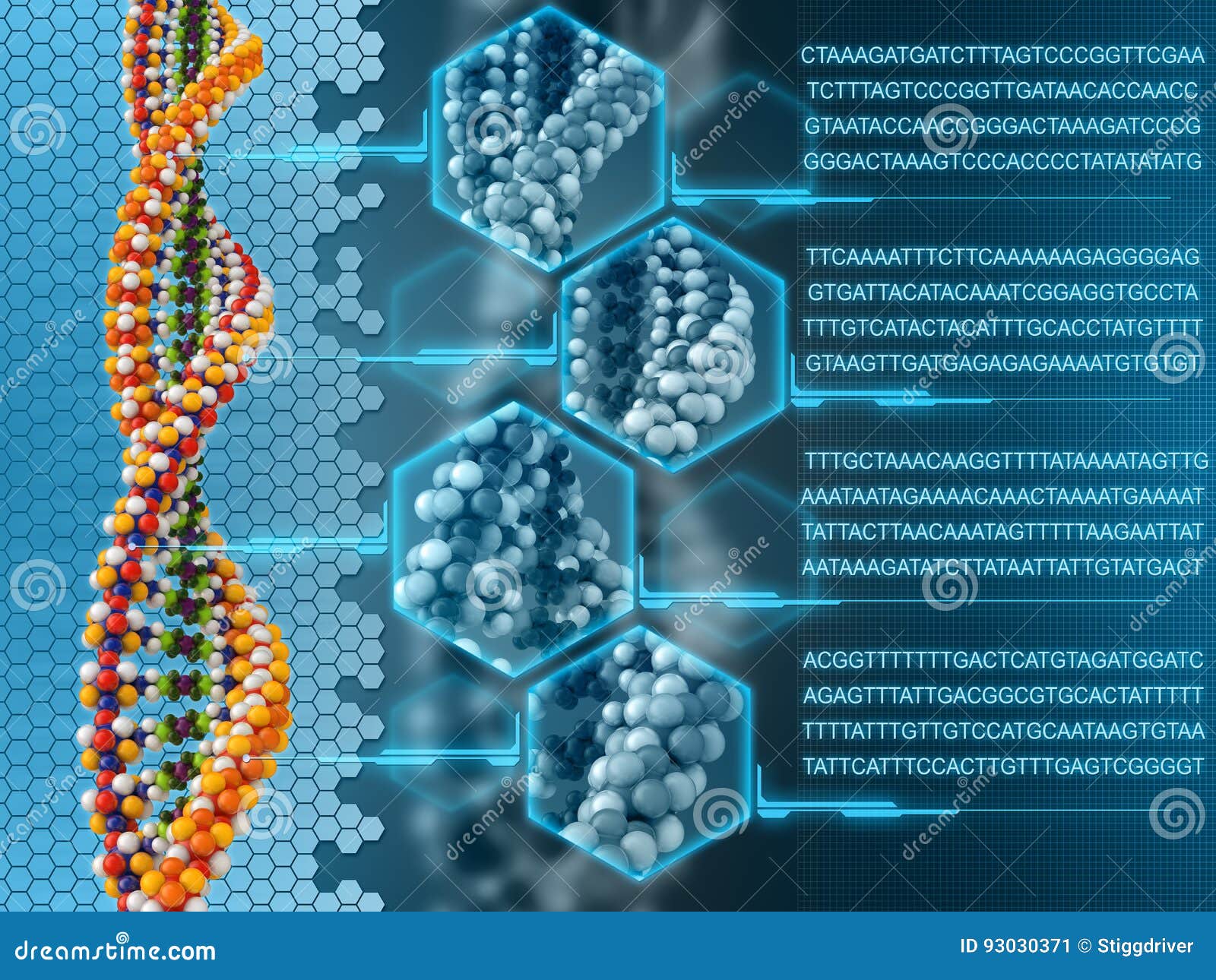 DNA Analysis concept stock illustration. Illustration of abstract ...