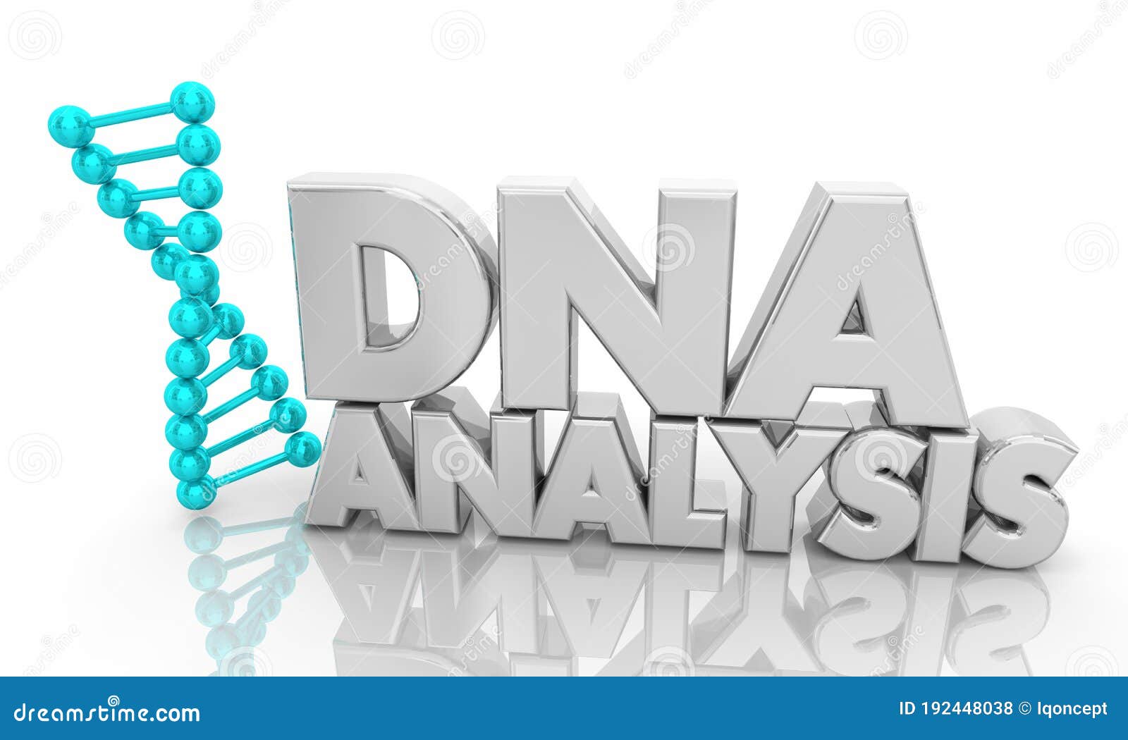 DNA Analysis Genetic Information Data Genetic Test Results 3d ...