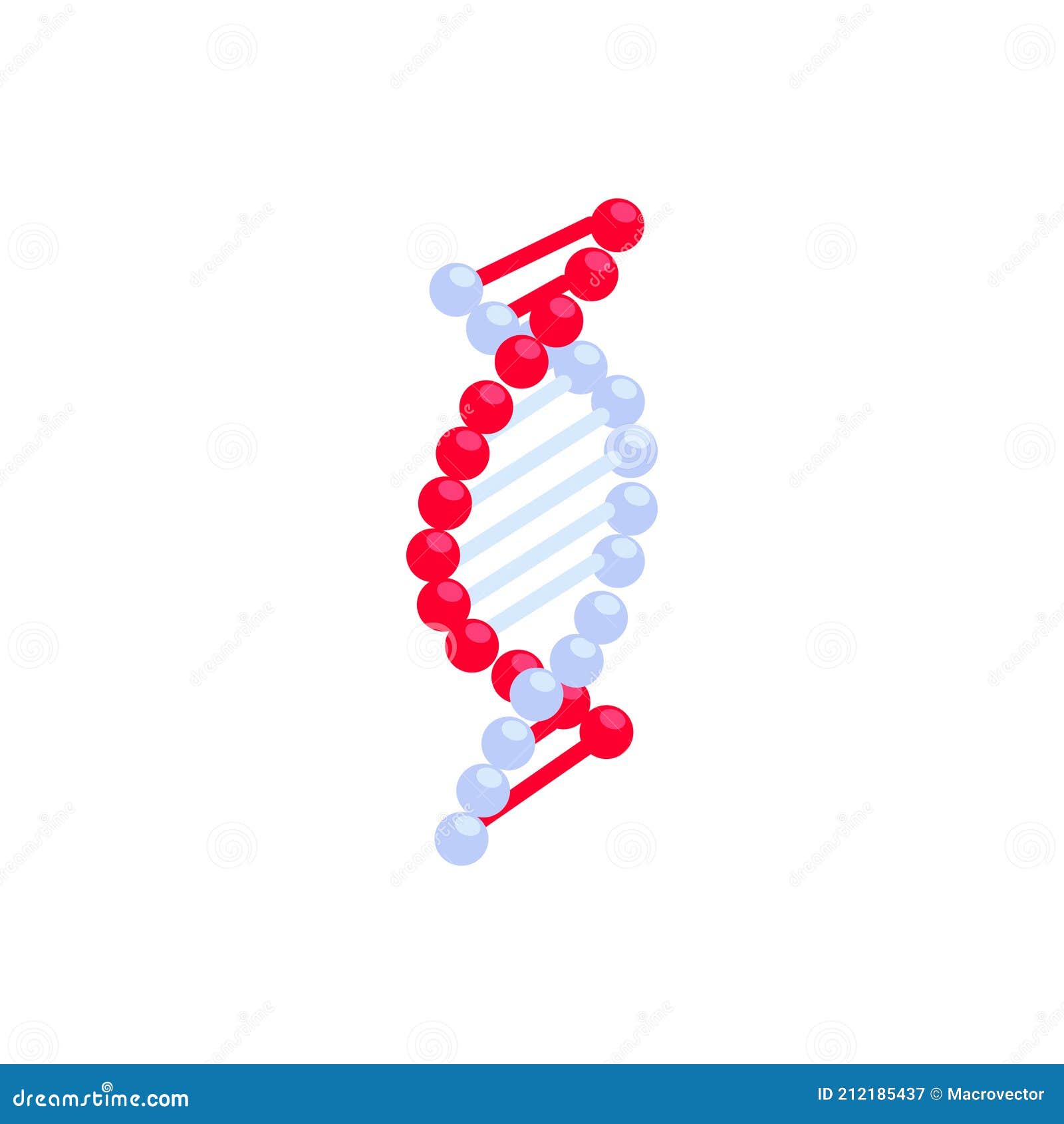 DNA Authentication Biometric Composition Stock Vector - Illustration of ...