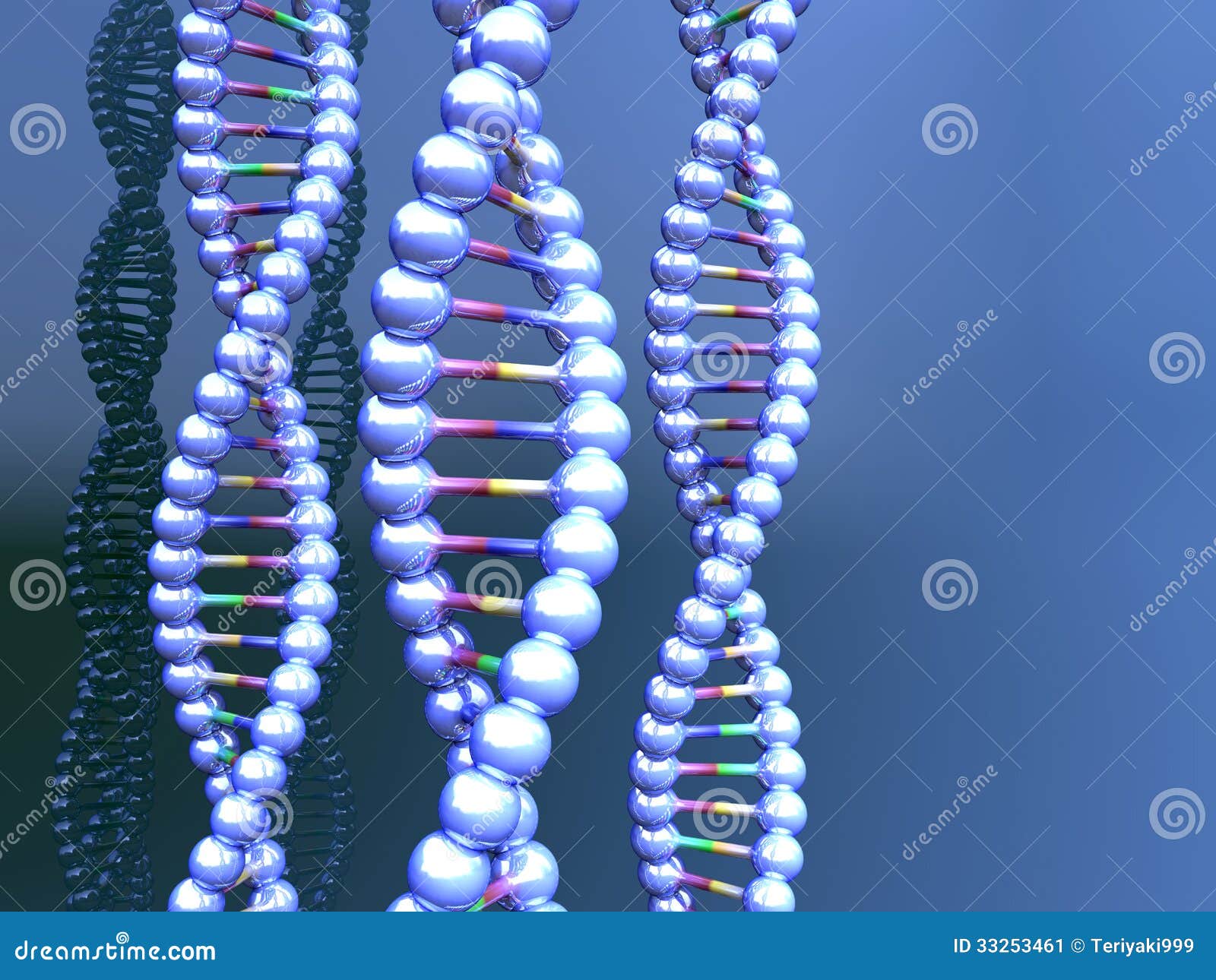 DNA stock illustration. Illustration of biochemistry - 33253461