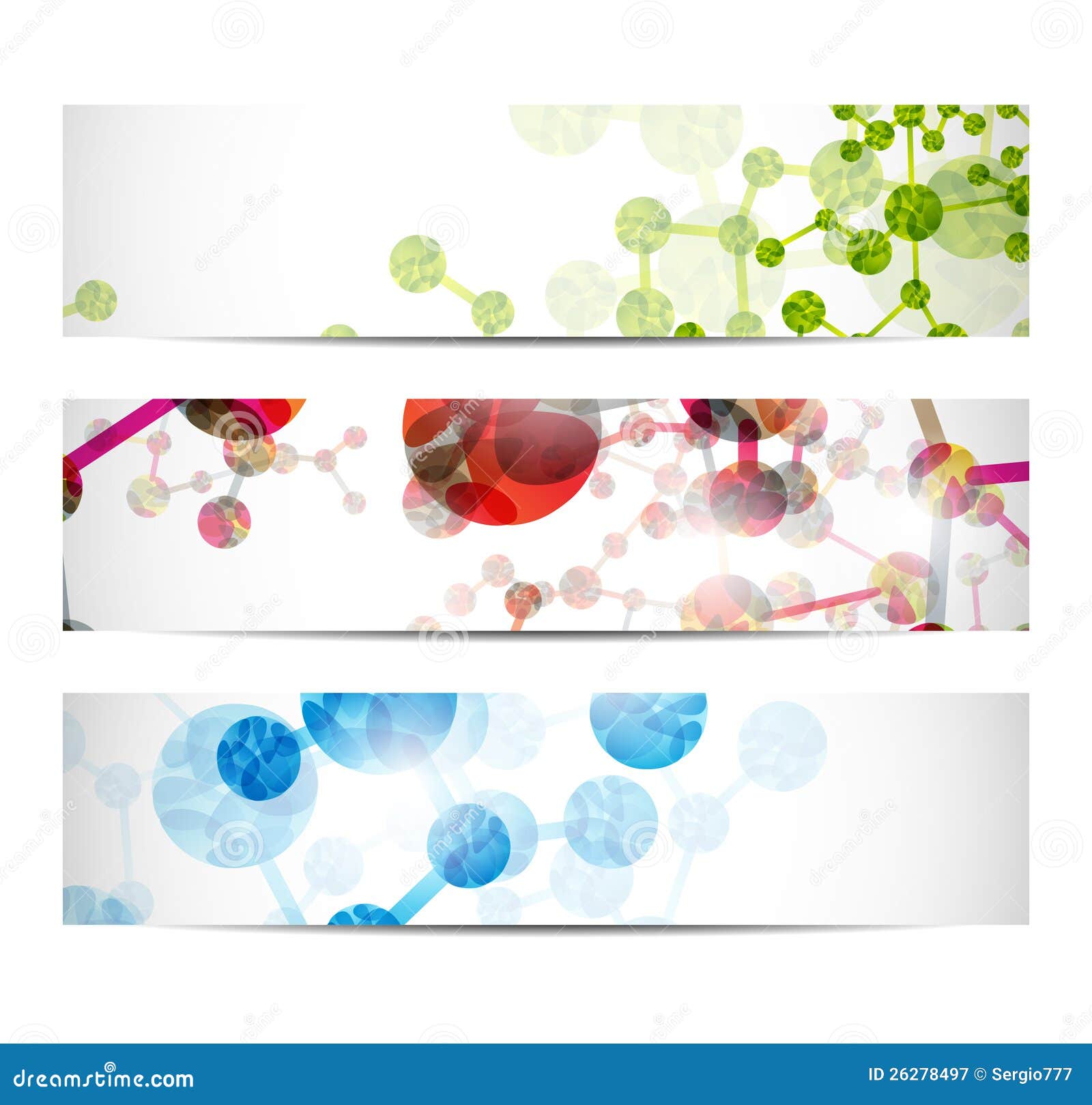 Dna banner stock vector. Illustration of atom, color - 26278497