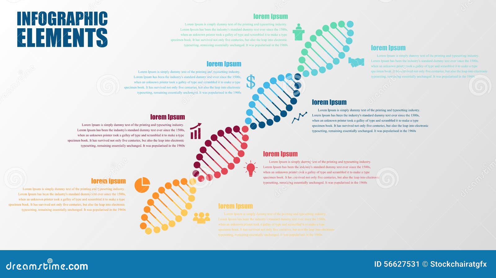 DNA Banner.science Infographics. Stock Vector - Image: 56627531